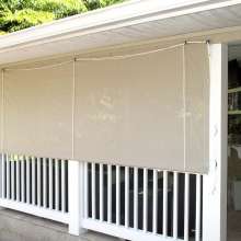 Retractable Exterior Roll Curtains - Awning Works Inc.