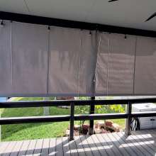 Retractable Exterior Roll Curtains - Awning Works Inc.