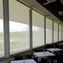 Retractable Exterior Solar Shades - Awning Works Inc.