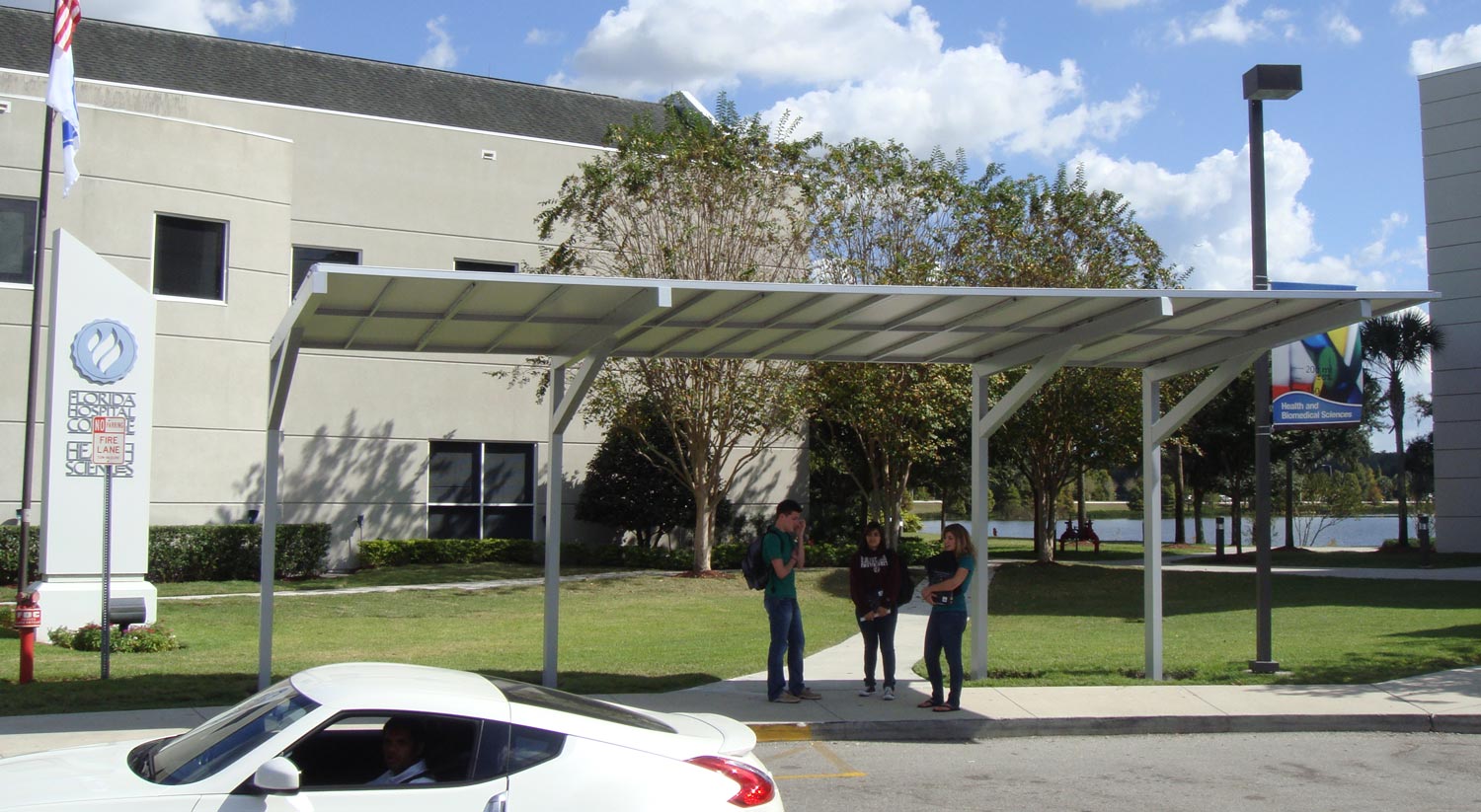 Fabric Walkways and Canopies - Awning Works Inc.