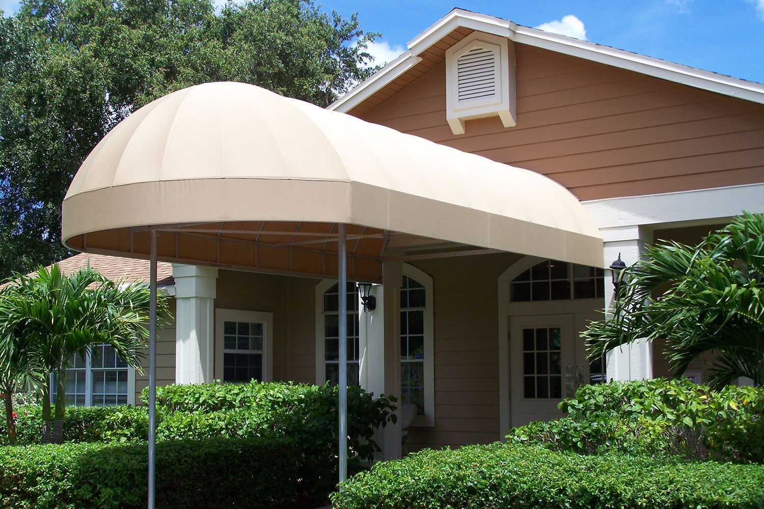 Fabric Walkways and Canopies - Awning Works Inc.