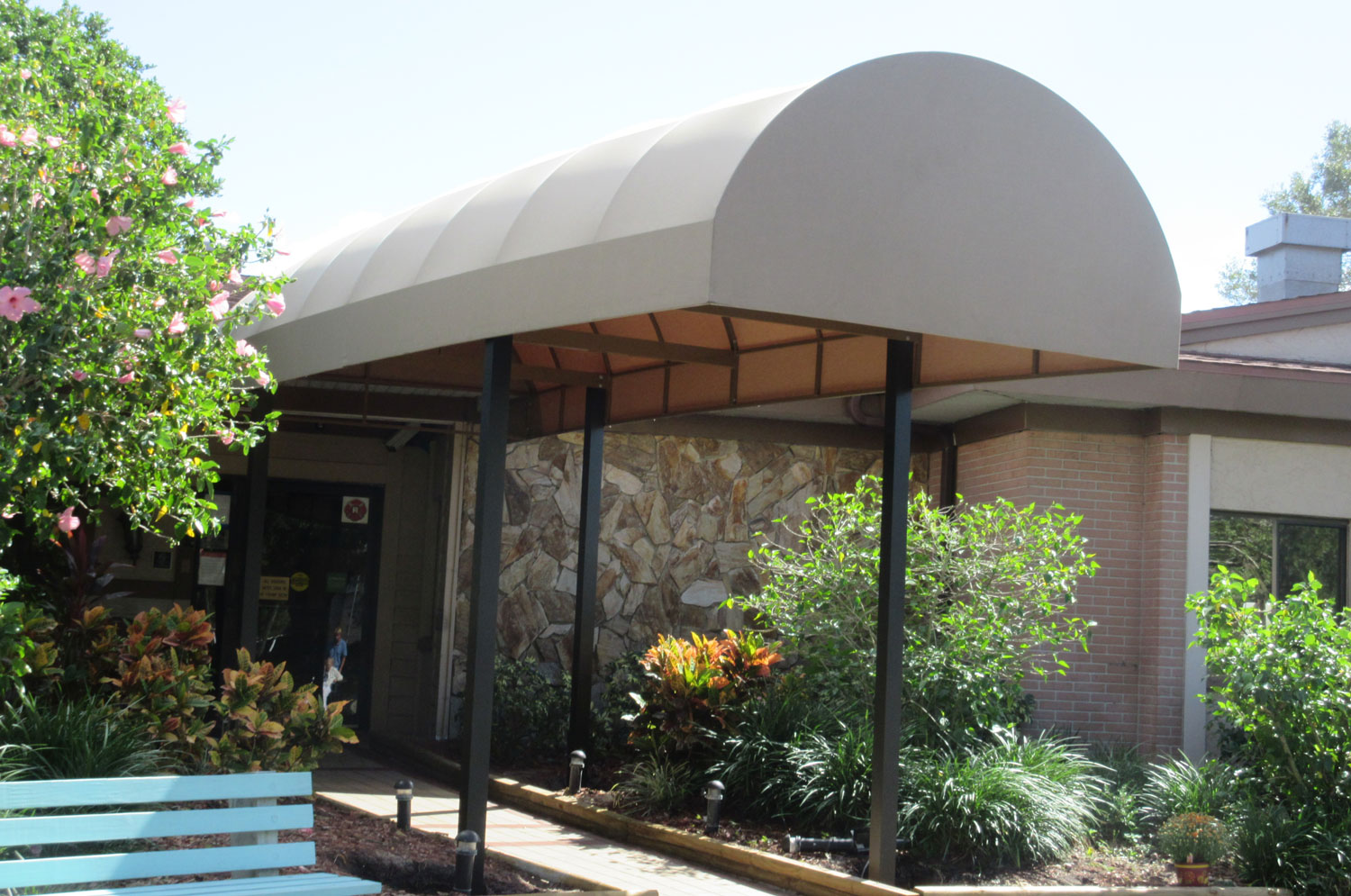 Fabric Walkways and Canopies - Awning Works Inc.