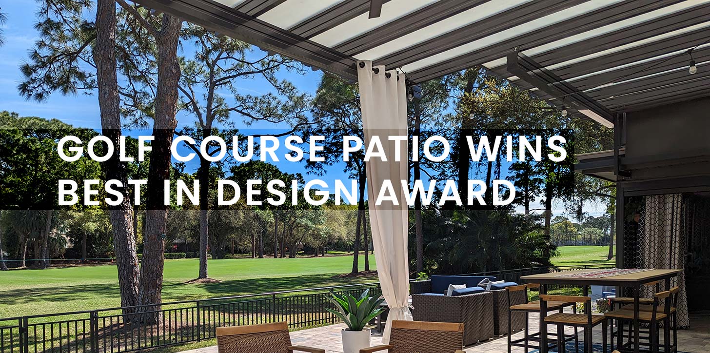 Golf Course Patio - Awning Works Inc.