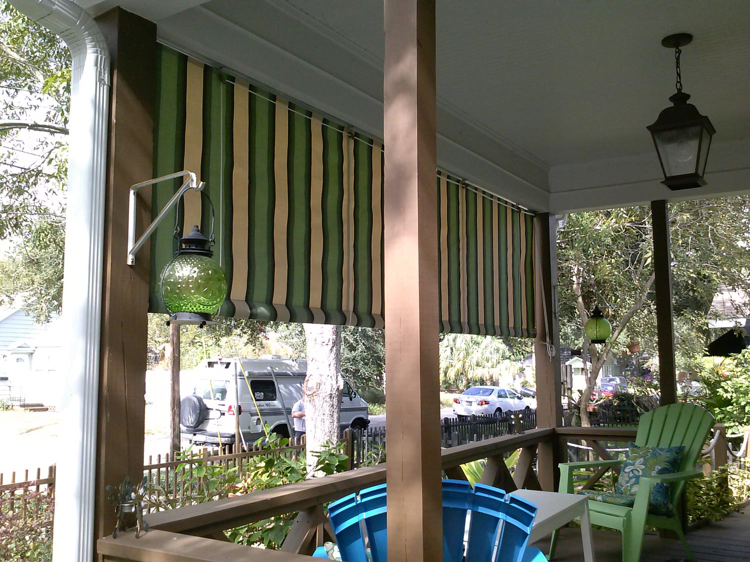 Retractable Exterior Roll Curtains - Awning Works Inc.